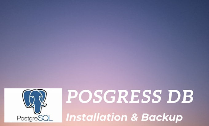 Install posgress db in your server by Pasanjaye | Fiverr