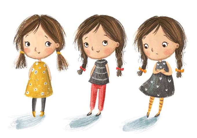 how to draw characters for a childrens book