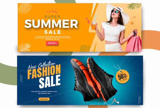 Design website slider, header or banner by Sidragraphics27 | Fiverr