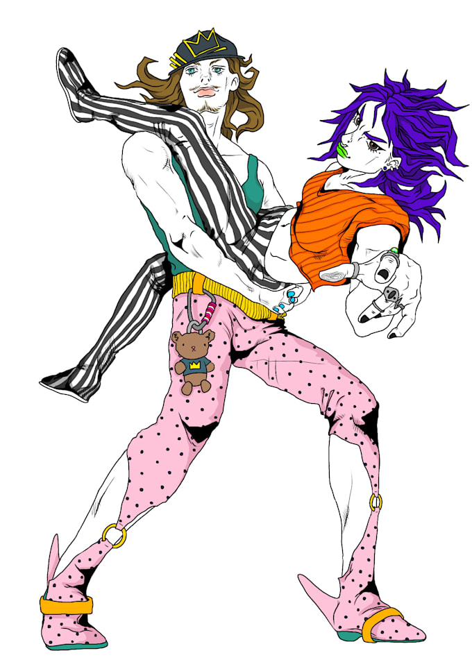 Draw you in a different universe or cartoon style by Viola_zanoni | Fiverr