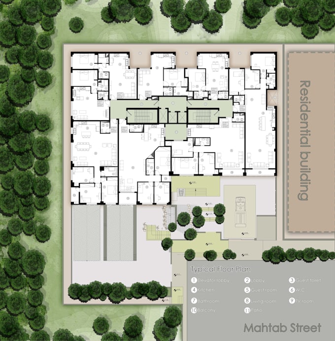 Design and present your architectural project both 2d and 3d by ...