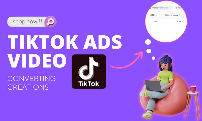 Make stunning viral video ads for tiktok by Bo4yss | Fiverr