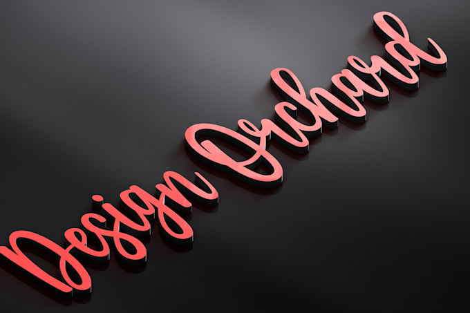 Do luxury photography 3d handwritten signature logo design for your ...