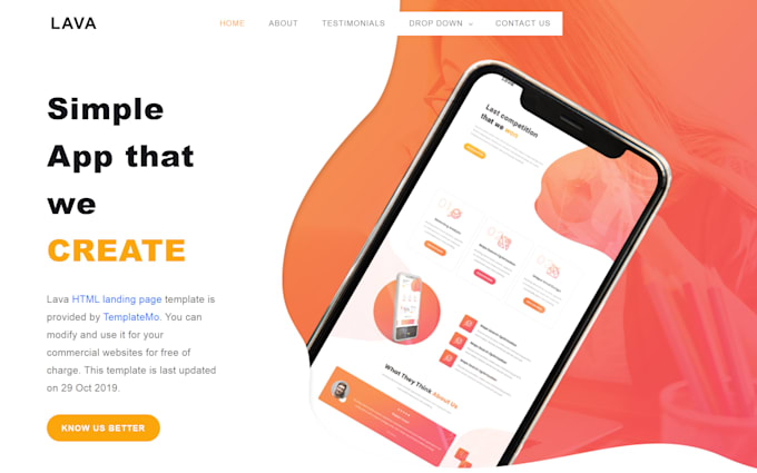 Create the perfect responsive website for your mobile app by Red_anchor ...