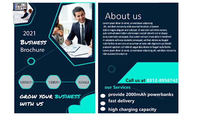 Design brochures and flyers by Hareemmukaty | Fiverr