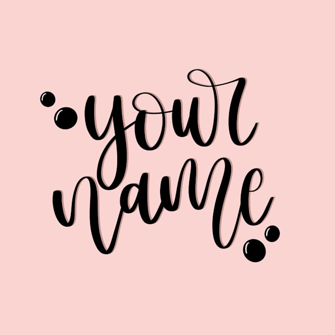 Do custom digital handlettering with your name or text by Shaikhalajam ...