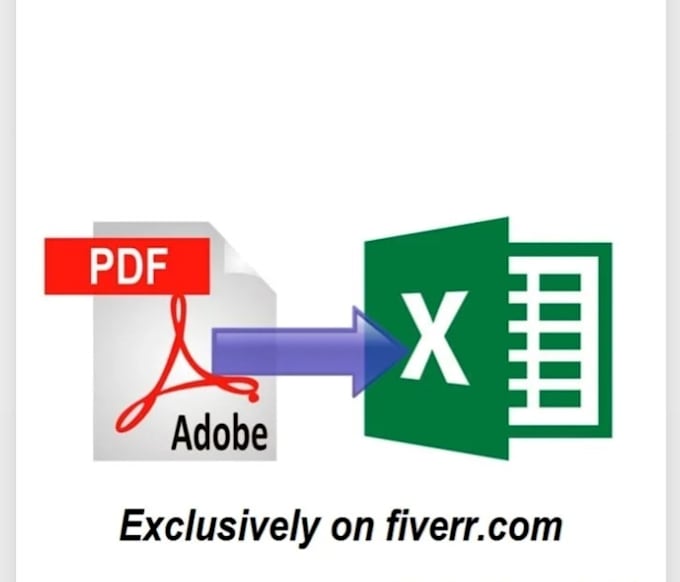 Do data entry online, offline, pdf to excel, typing, excel by ...