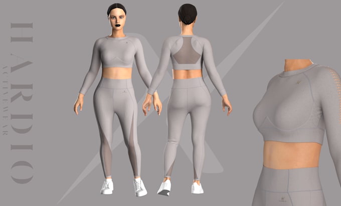 Make realistic 3d fashion designs and 2d patterns in clo3d by Sanjudn ...