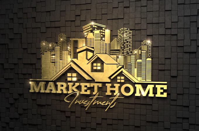 Create modern minimalist logo design with free 3d mockups by Sdert ...