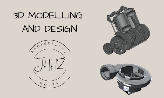 Design 3d models cad with solidworks, solid edge by Hzhengineering | Fiverr