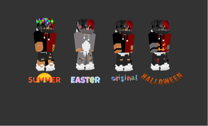 Make you a custom, professional high quality minecraft skin by Vexjt ...
