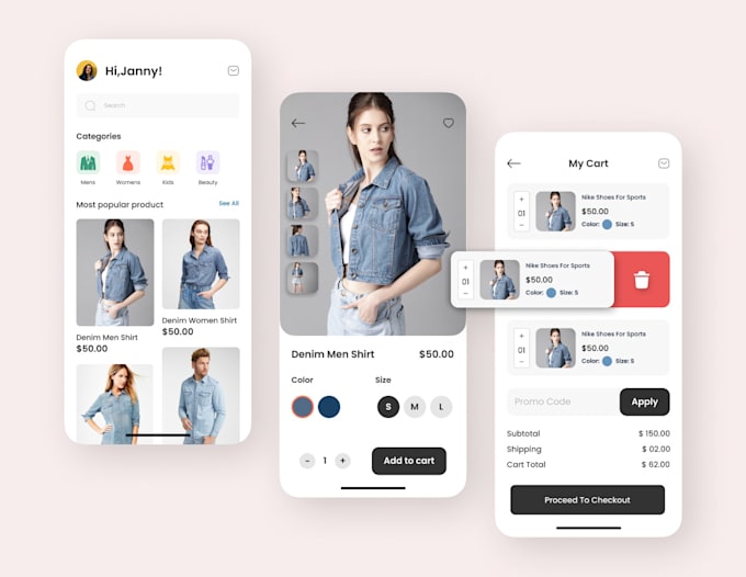 Do ux and ui design according to your requirements by Vaibhav3300 | Fiverr