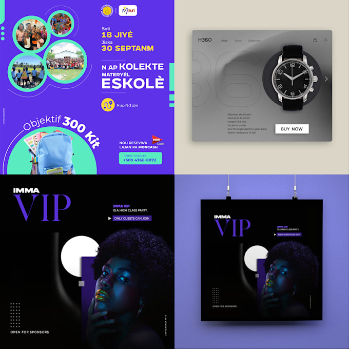 Create creative social media post for you by Jefferyverna | Fiverr