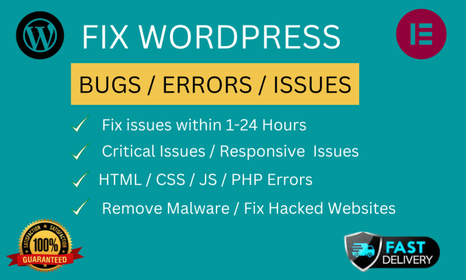 Fix wordpress troubleshooting, issues, errors and bug fixing by ... Fix wordpress troubleshooting, issues, errors and bug fixing by ...