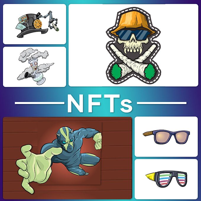 Create an entire custom nft art collection by Madalinapgheorg | Fiverr