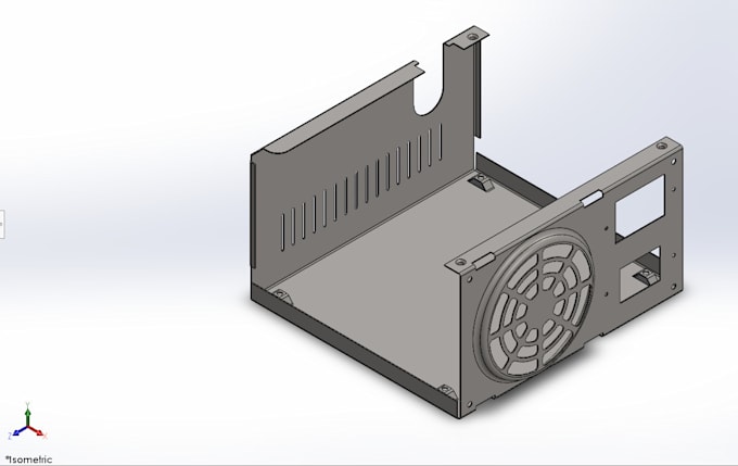 Design sheet metal part in solidworks and 2d drawing by Mohamednasr7 ...