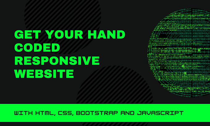 Be Your Front End Developer And Designer Html Css Bootstrap And Js By Yaceeen Fiverr