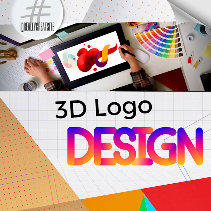 Create attractive and unique 3d logo design by Umamayoob | Fiverr