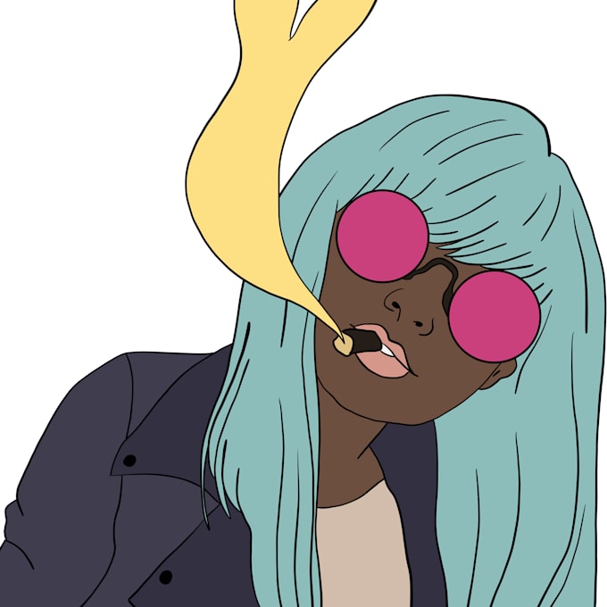 Draw doodle and flat illustration by Alice_lya | Fiverr