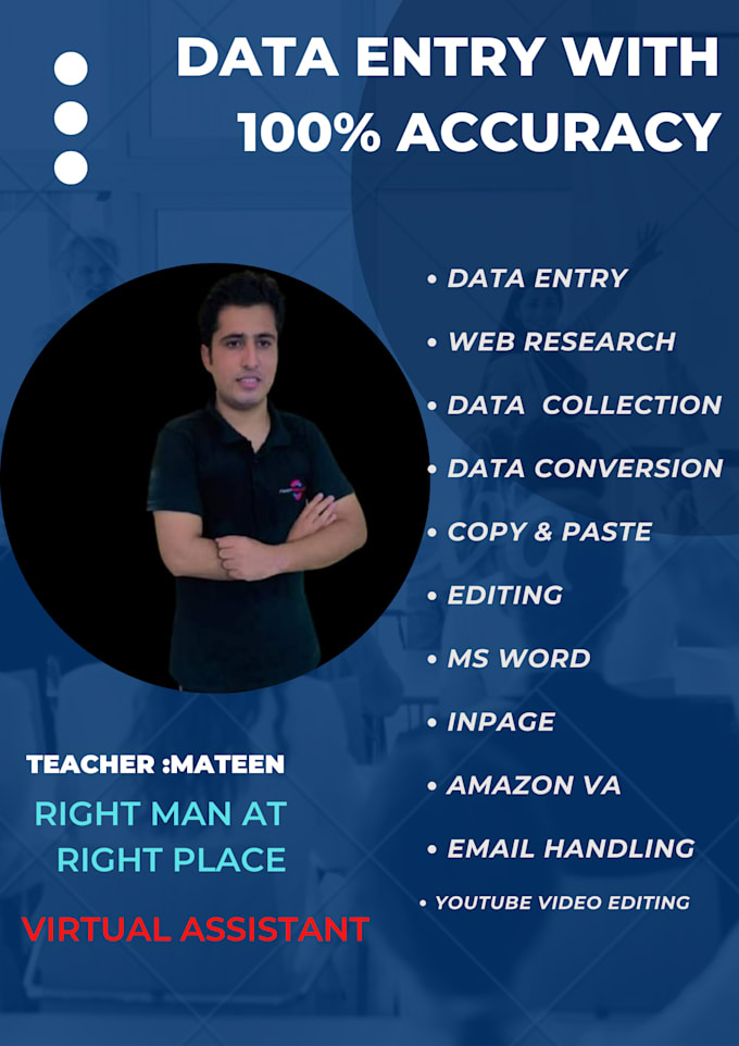 Your exclusive data entry operator by Toppakistandire | Fiverr