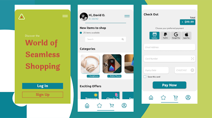 Design responsive app ui ux in figma by Nobleprince7 | Fiverr