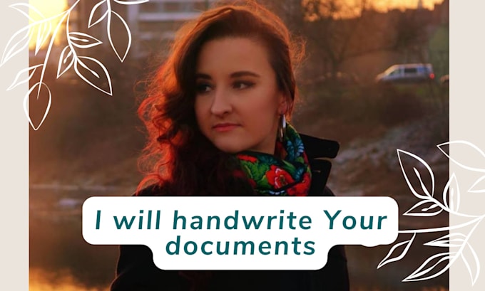 Handwrite or rewrite your documents, notes, others by Anna_fenix | Fiverr