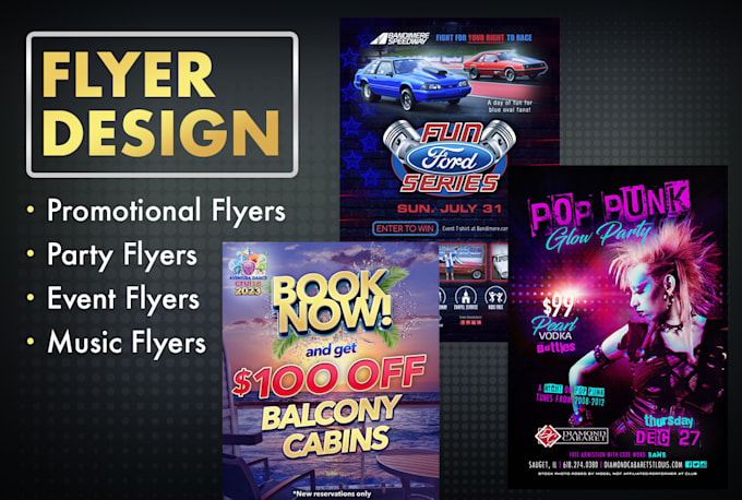 Design a catchy flyer for you by Foundimage | Fiverr