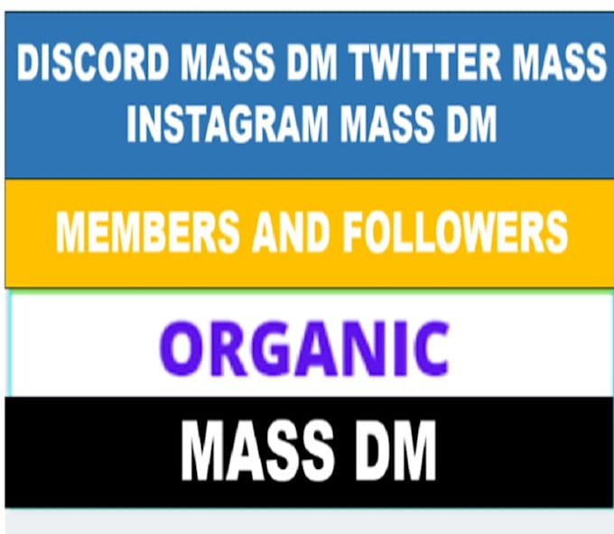 Instagram mass dm, mass dm, twitter mass dm, facebook mass dm, dms ...