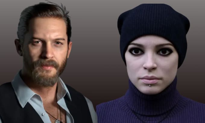 Create real hyper realistic 3d character modeling, metahuman character ...