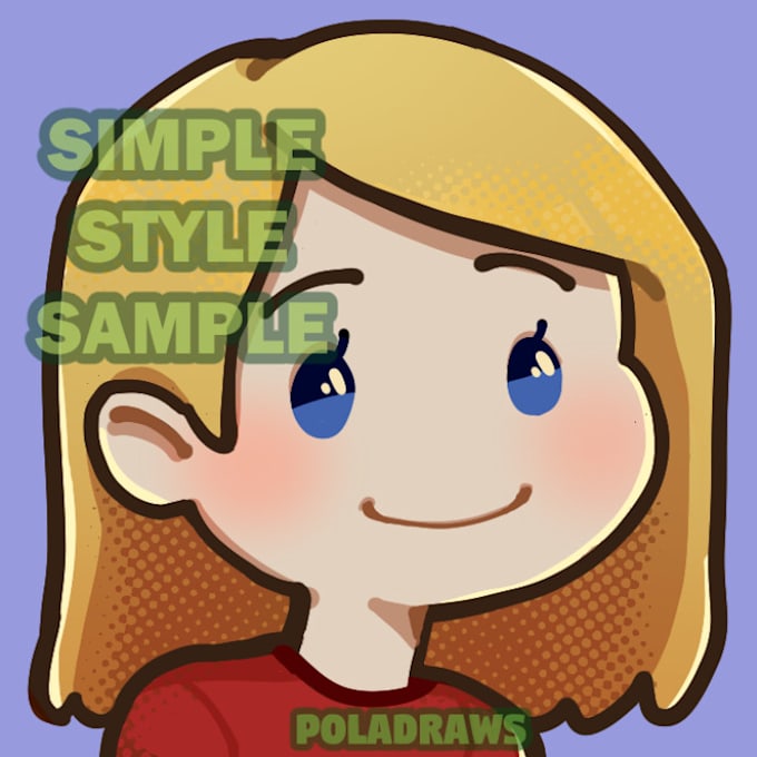 Draw you a profile picture in a cute chibi style by Poladraws | Fiverr