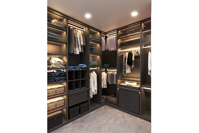 Design and render your closet, wardrobe, or walk in space by Iar ...