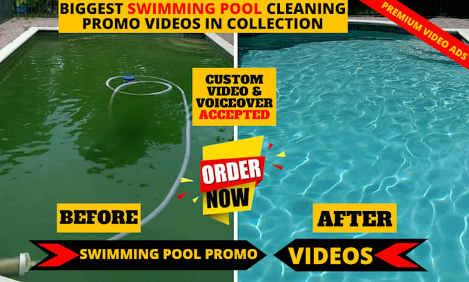 Do swimming pool contractors or swimming pool cleaning promo video by ...