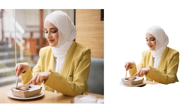 Delete backgrounds from portrait photos by Fbuyukpoyraz | Fiverr