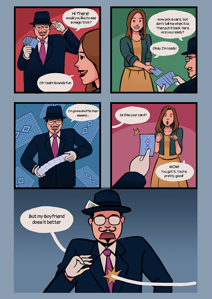 Create and illustrate a comic for you by Drawnaut | Fiverr