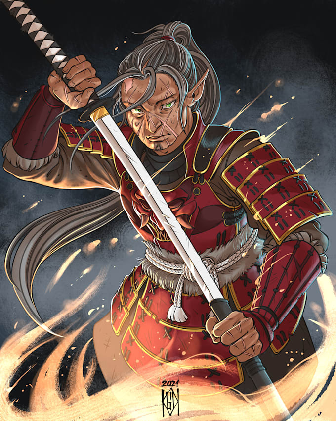 Do you dnd character in my style half body by Gilsibarra | Fiverr