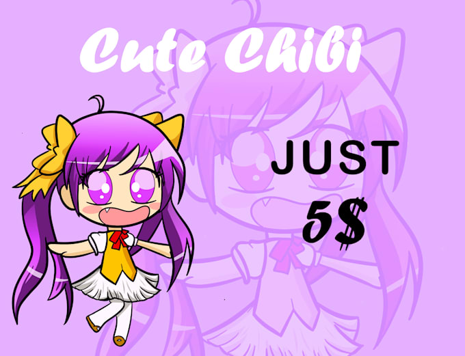Draw cute chibi illustration by Artmebo | Fiverr