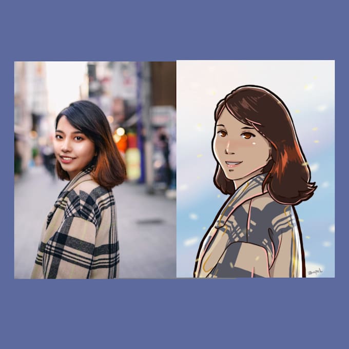 Make your pic into anime style you pick by Zenpxl | Fiverr
