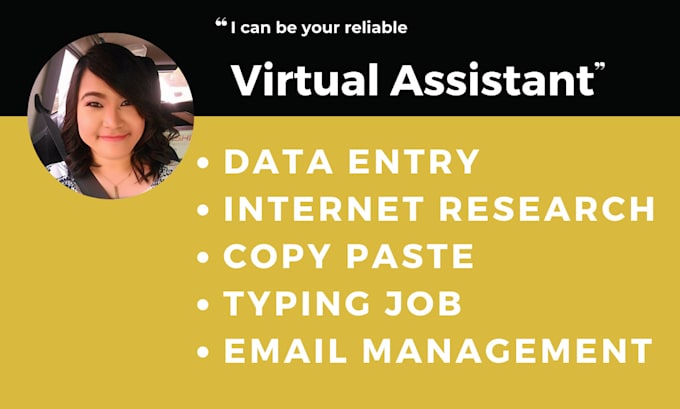 Be your reliable virtual assistant by Charmenza | Fiverr
