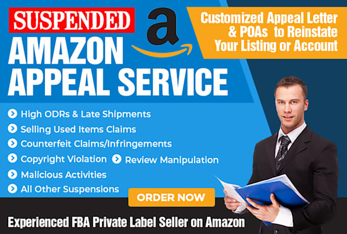 Write an amazon appeal letter for suspended accounts by Dsmtint | Fiverr