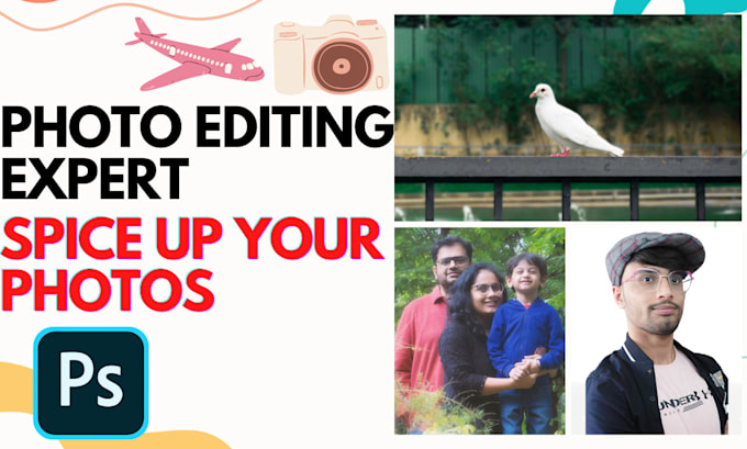 Be your professional photoshop editing expert by Veakon | Fiverr