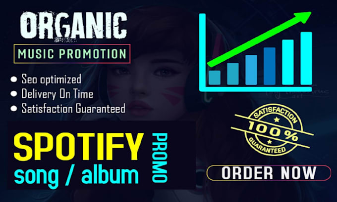 Do spotify album promotion for your music growth by Cholbdv41 | Fiverr