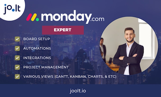 Use monday crm to do project management by Joolt_io | Fiverr
