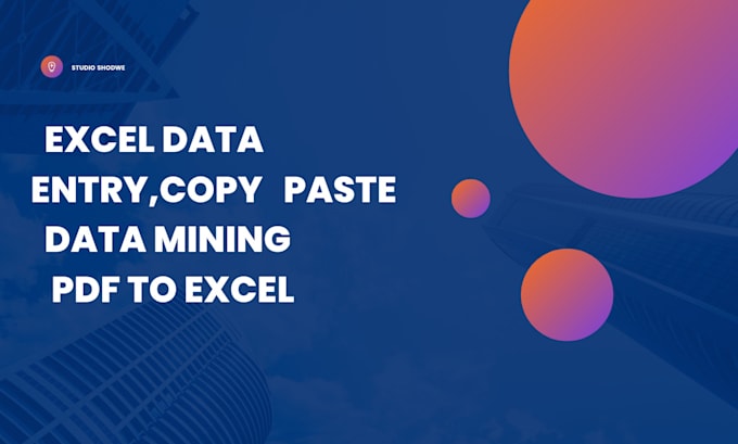 Excel data entry, pdf to excel, web research, copy paste, typing, data entry by Laibasheikh550 ...