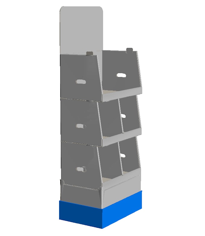 Create corrugated modular display tray by Michal_wrt | Fiverr