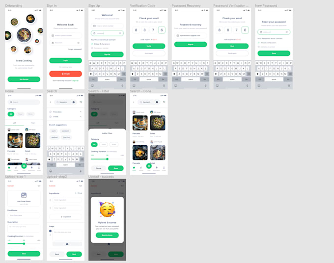 Design uiux or prototype wireframe for mobile and web by Khenid | Fiverr