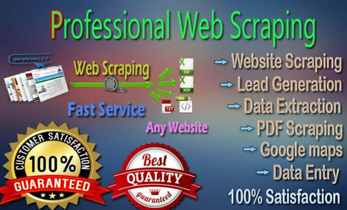 Web scrape or mine data from a webpage or website maps yellowpages etc by Arslanhassan54 | Fiverr