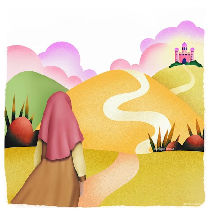 Illustrate beautiful islamic art by Aniqabidraws | Fiverr