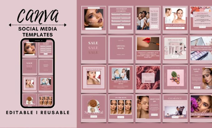Design social media posts , canva templates for your brand by ...