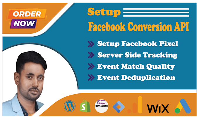 Setup facebook pixel conversion api server side tracking by Trackingexpart | Fiverr