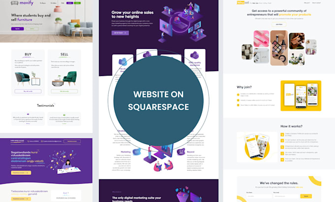 Make you a turnkey website on squarespace by Dasha_shetkina | Fiverr